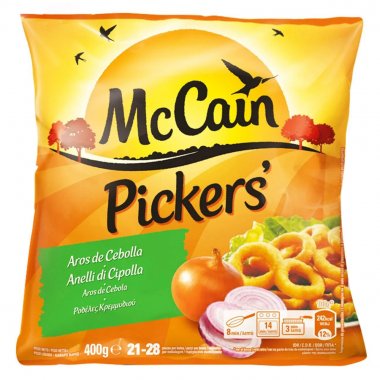 McCain Onion Rings Pickers ροδέλες κρεμμυδιού κατεψυγμένες 400gr - 24hr ...