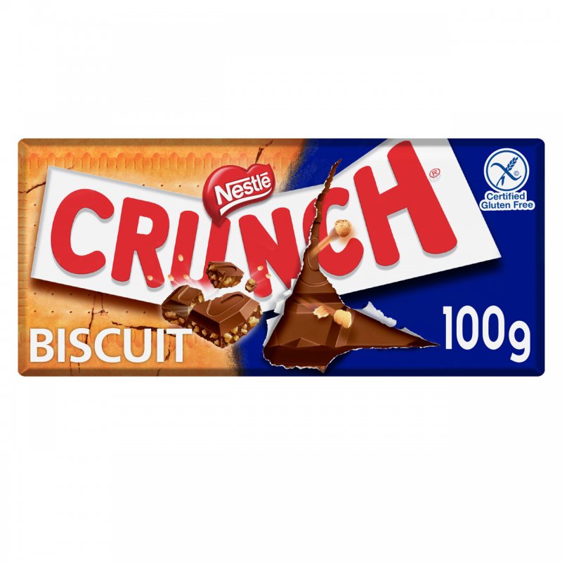 Nestle Crunch σοκολάτα με μπισκότο 100gr - 24hr.gr το delivery super ...
