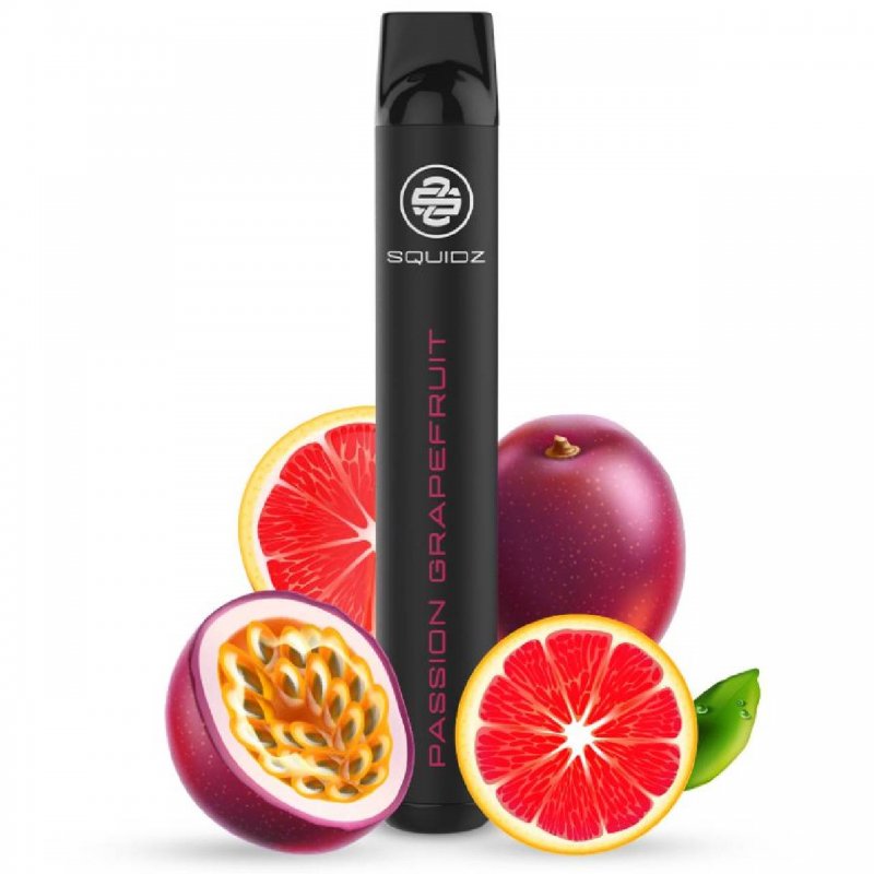 SQUIDZ Vape ηλεκτρονικό τσιγάρο μιας χρήσης Passion Grapefruit 2ml 20mg ...