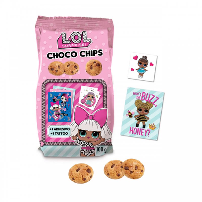 LOL Surprise Choco chips μπισκότα 100gr - 24hr.gr το delivery super ...